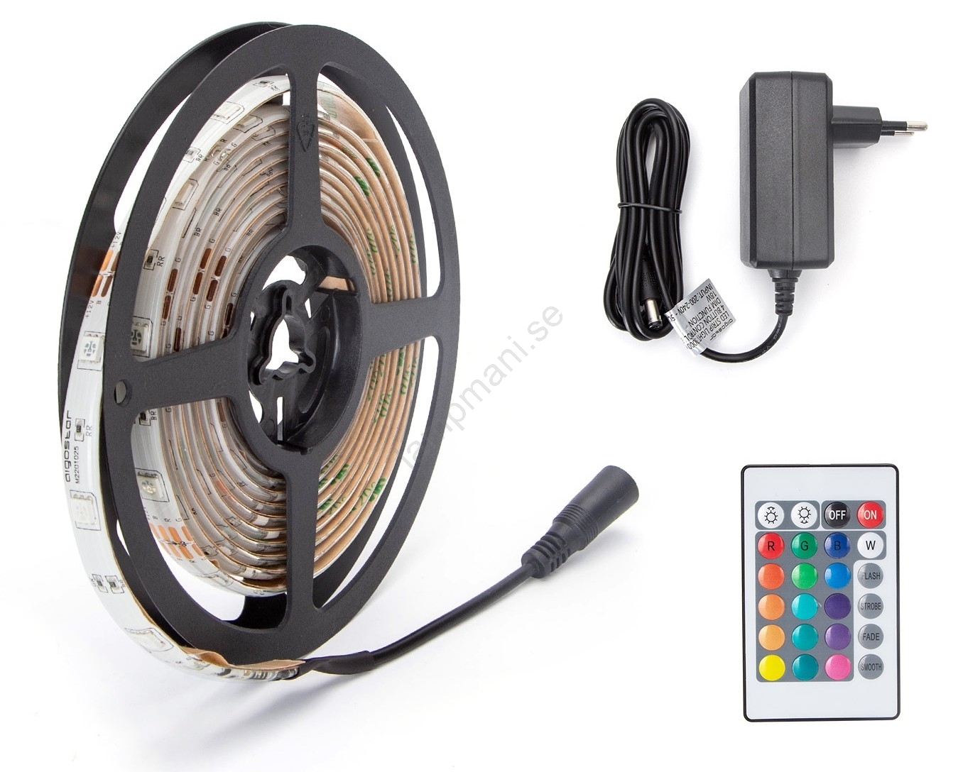 Aigostar - LED RGB Dimbar slinga 3m LED/24W/12/230V IP65 + RC | Lampmani