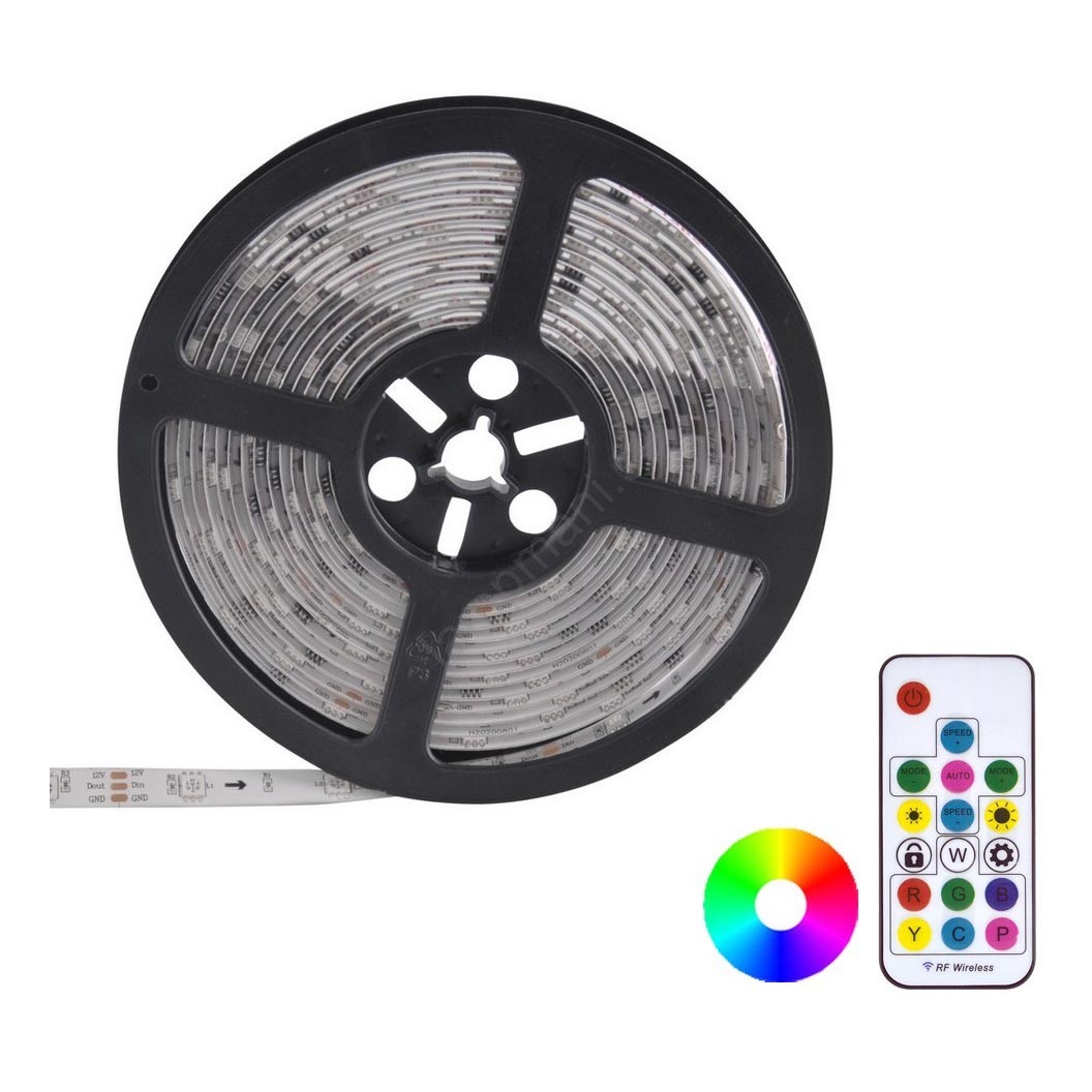 LED RGB dimbar list MAGIC 2 m LED/12W/230V IP65 + fjärrkontroll | Lampmani