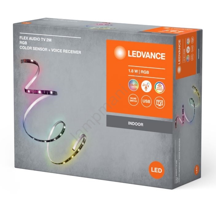 Ledvance - LED RGB dimbar TV-list med sensor FLEX 2m LED/1,8W/5V | Lampmani