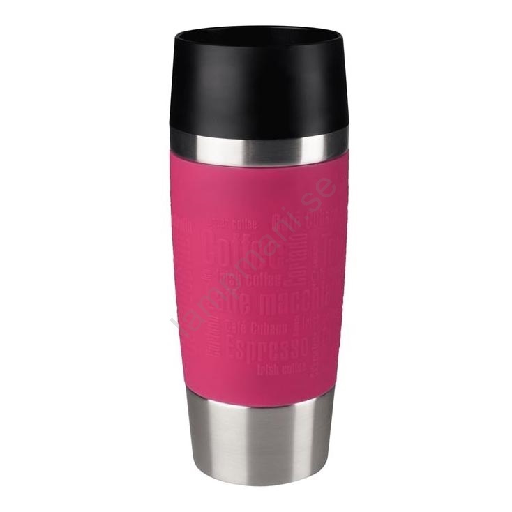 Tefal - Resemugg 360 ml TRAVEL MUG rostfri/rosa | Lampmani